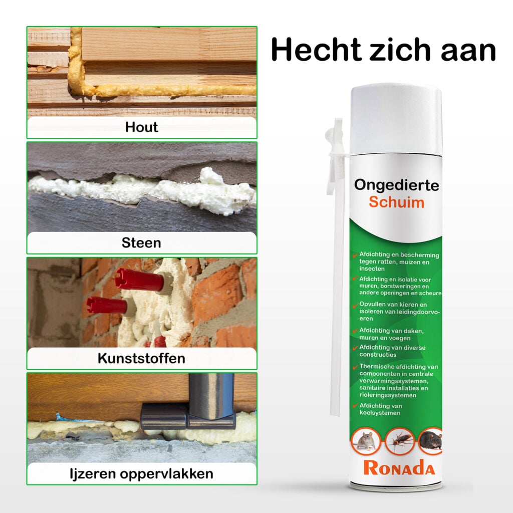 Effectief Purschuim tegen muizen en ratten: De oplossing!